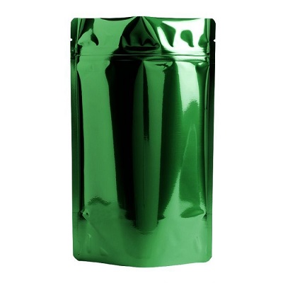 Southwest Polybag: 4oz (110g) Stand Up Zip Pouches Green Foil