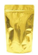 Southwest Polybag: 12oz (340g) Stand Up Zip Pouches - WITH VALVE Gold Foil